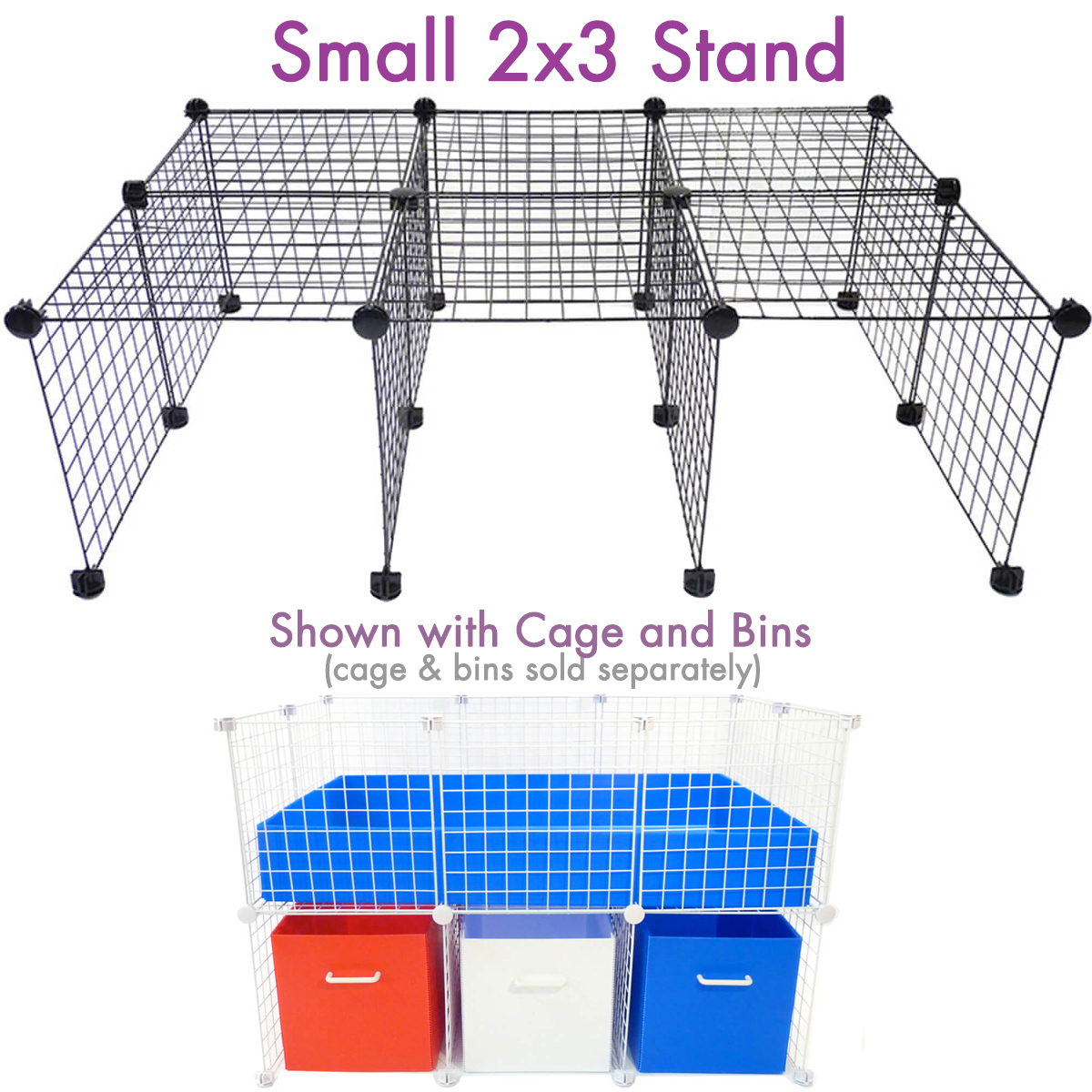 Cage Stand - for Small (2x3)