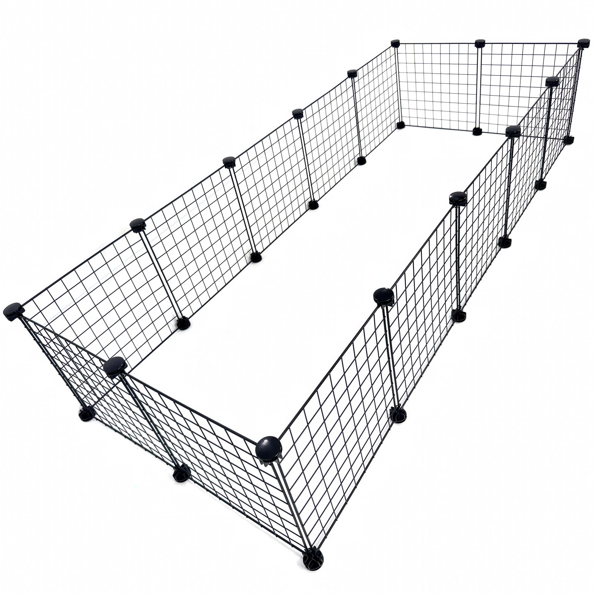 Cagetopia Grids, Connectors, Zip Ties and Instructions for a XL C&C Cage