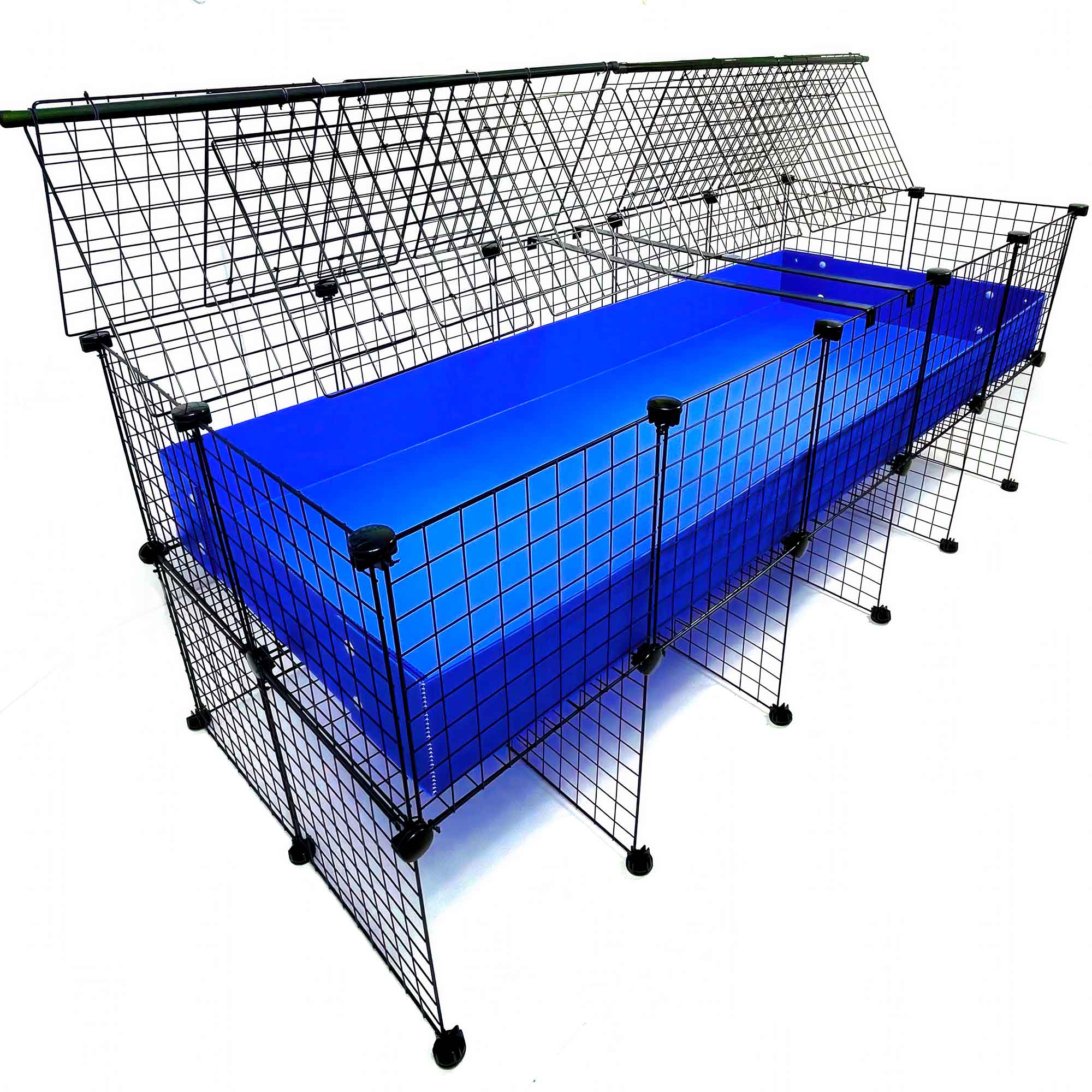 XL Covered 2x5 Grid C&C Guinea Pig Cage - Cagetopia